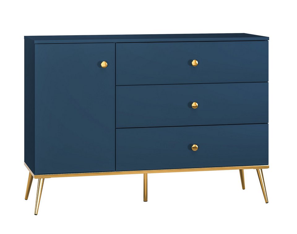 99rooms Kommode Noah Sideboard Kommode Mit 3 Schubladen Viel