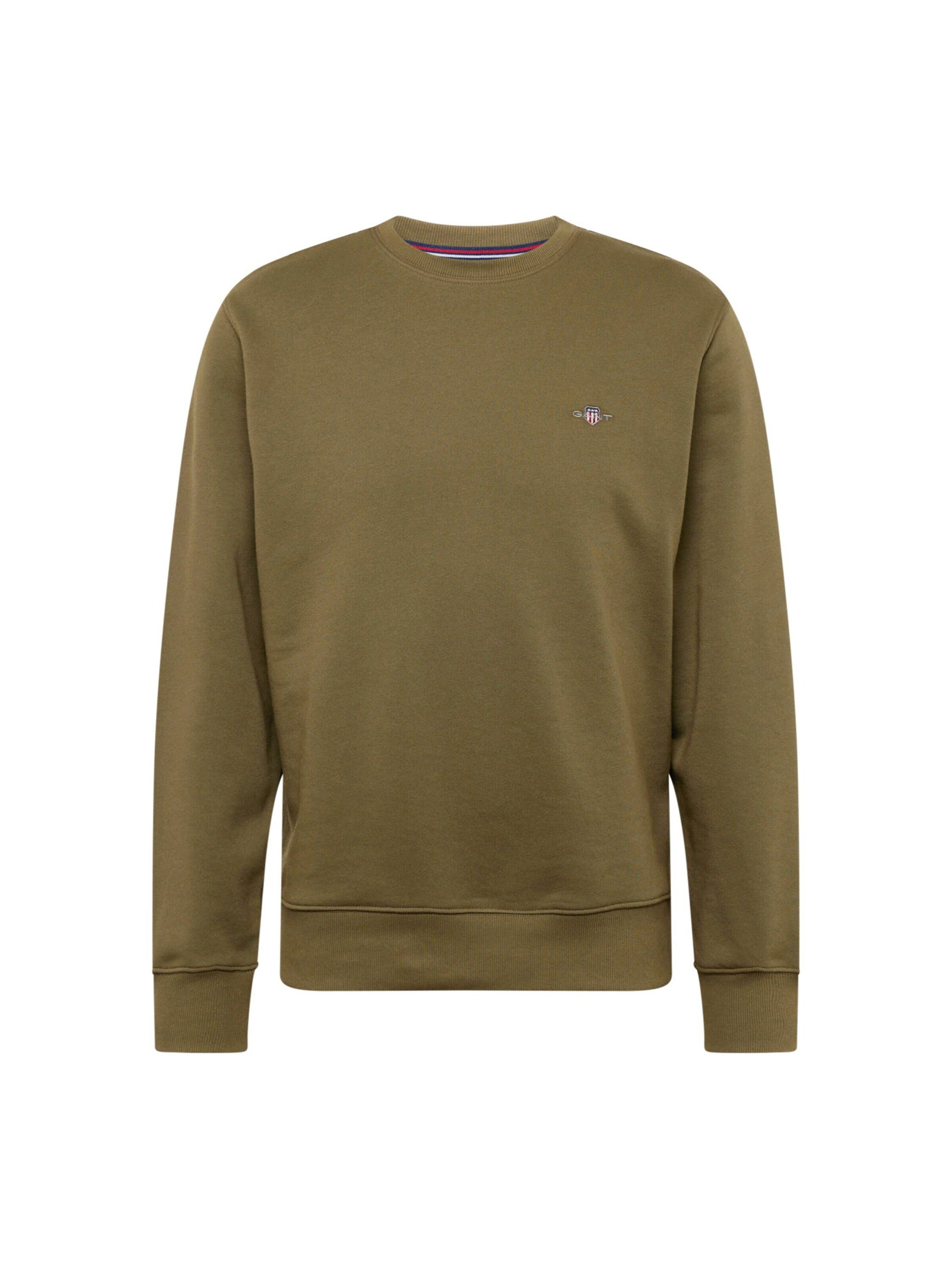 Gant Sweatshirt REG SHIELD C-NECK SWEAT mit Logostickerei auf der Brust ...
