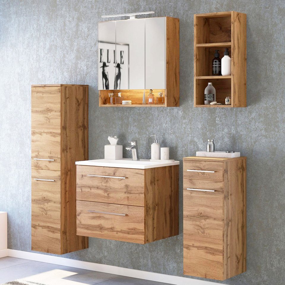 Lomadox Badmöbel Set Spar Set 5 St Badmöbel Set 5 Tlg In