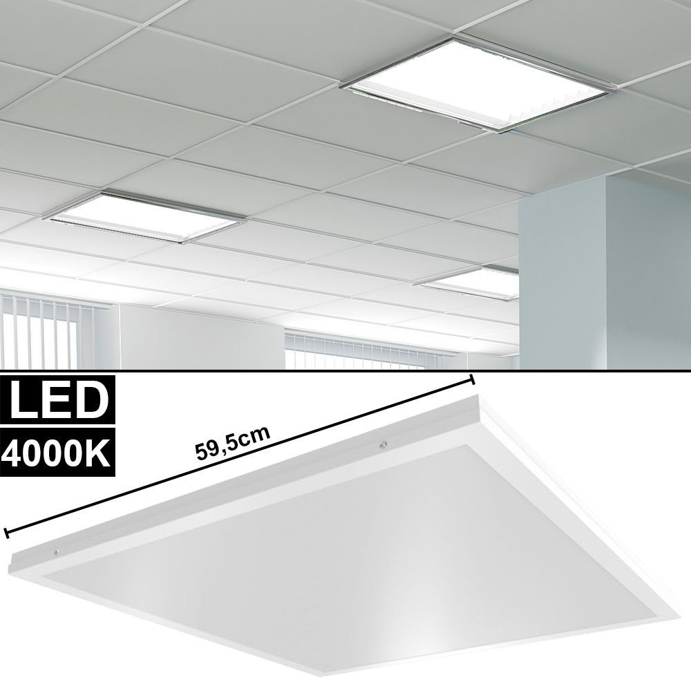 V Tac Led Panel Led Einbau Aufbau Panel Decken Lampe Wohn Zimmer Flur