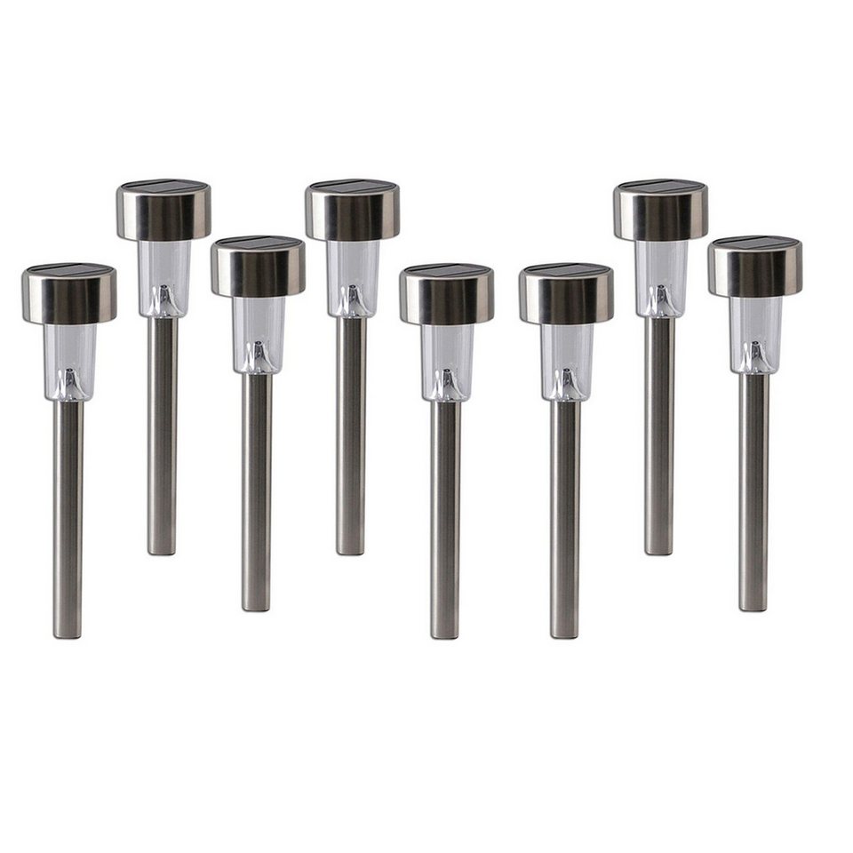 Näve Led Solarleuchte Solarleuchte Garten Erdspieß 8er Set Solarlampe