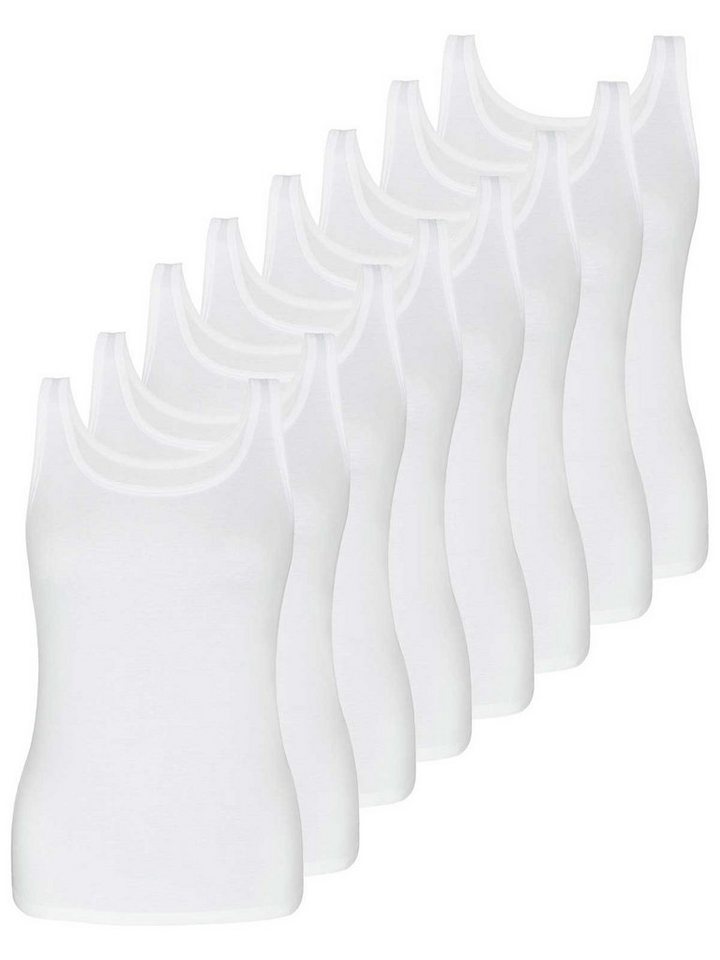 Sassa Achselhemd 8er Sparpack Achselhemd Fine Rib Spar Set 8 St