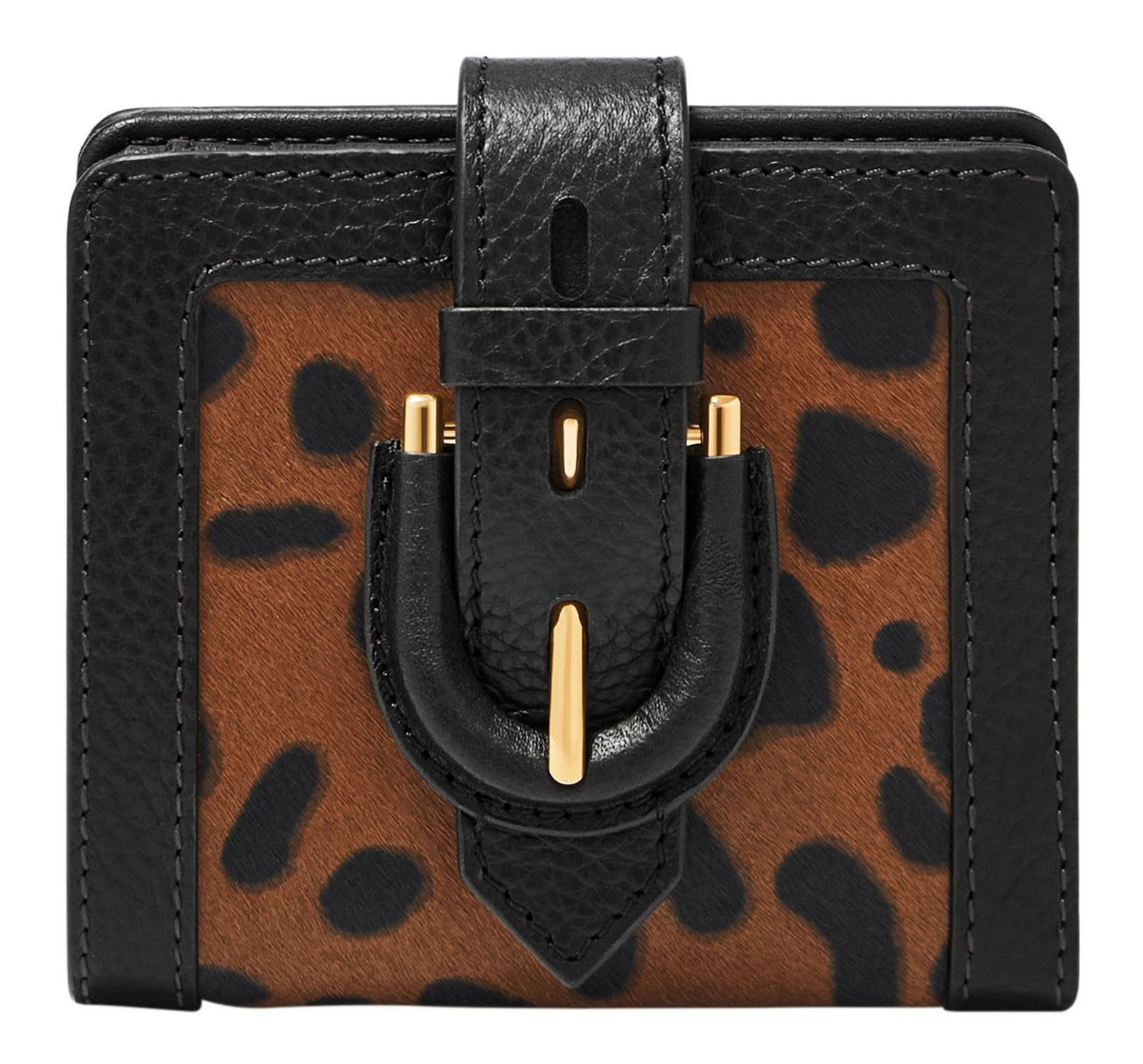 Fossil Geldbörse Small Tab Bifold, aus echtem Leder, 2 Fächer für ...