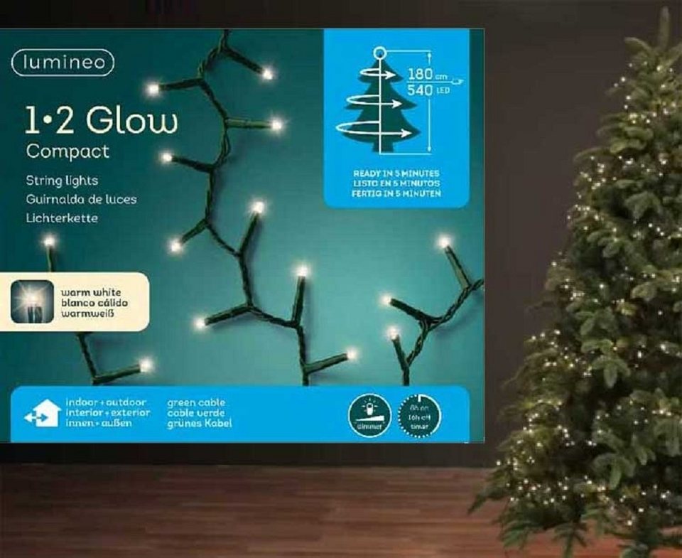 Lumineo Led Lichterkette Lumineo 1 2 Glow Compact 540 Led 18m