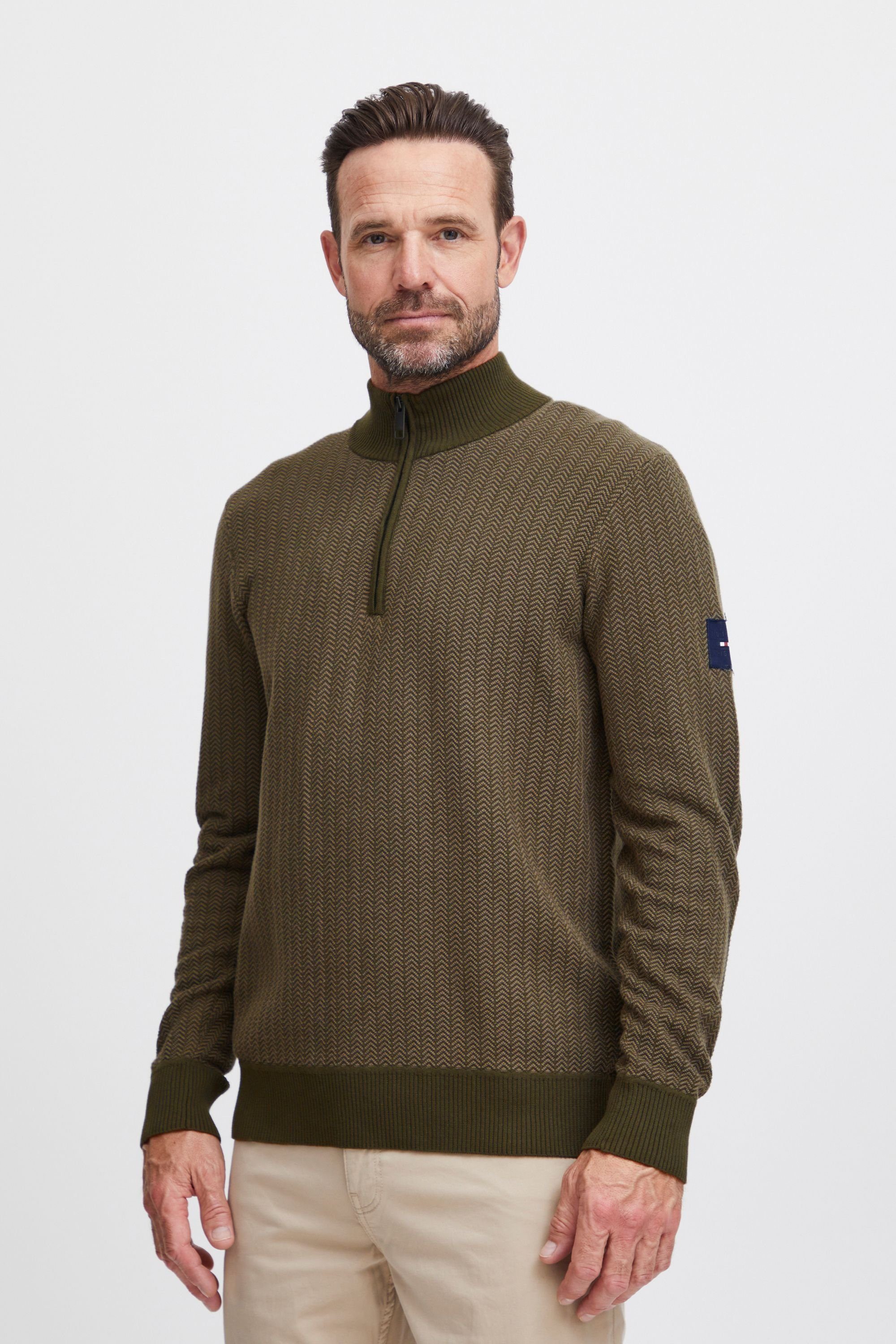 FQ1924 Strickpullover FQ1924 FQKyle, Für einen modernen Look in ...