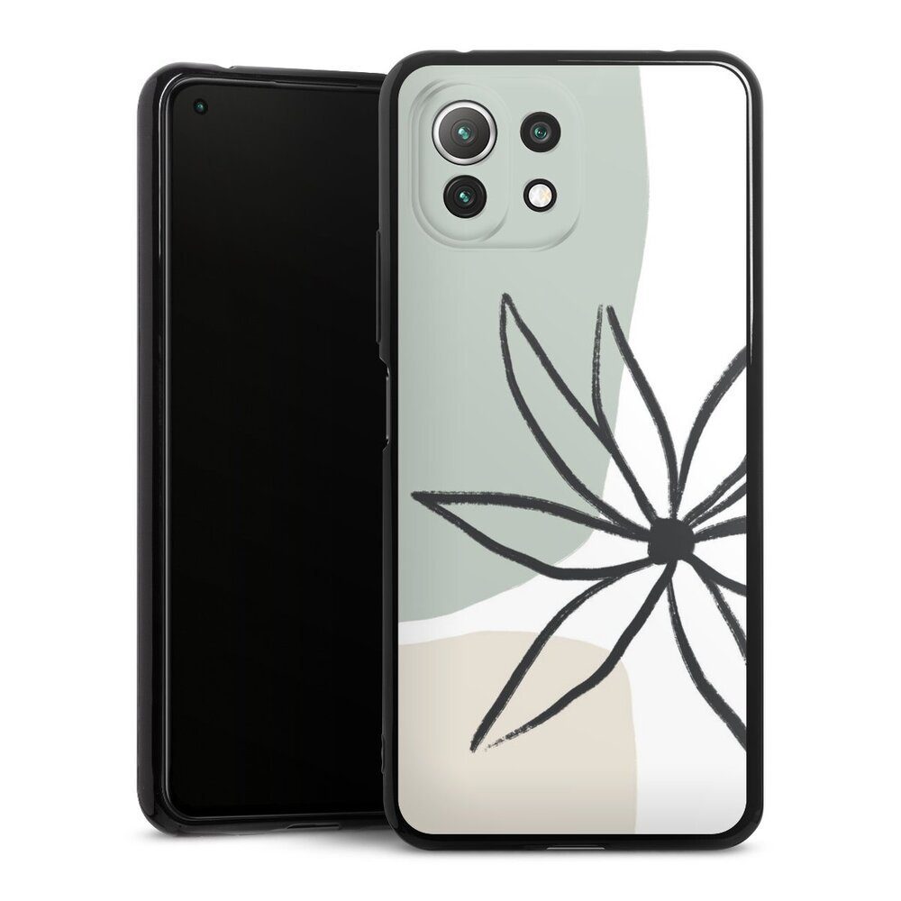 Deindesign Handyhülle Blume Boho Malerei Flower Mint And Cream Xiaomi