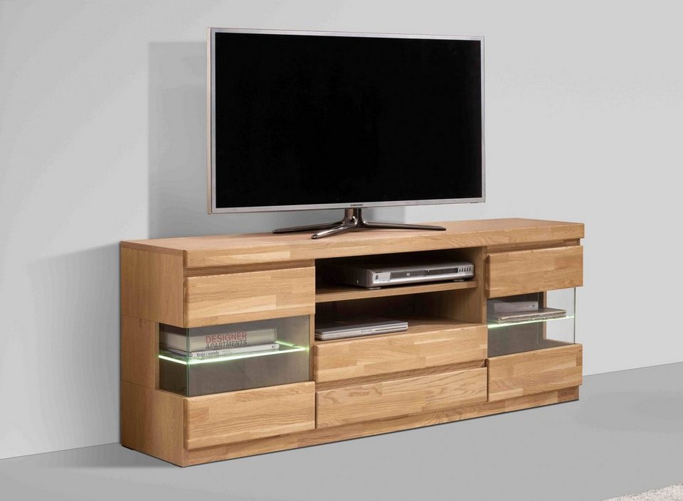 Home Affaire Lowboard Oslo Breite Ca 160 Cm Teilmassiv 2 Türen 1