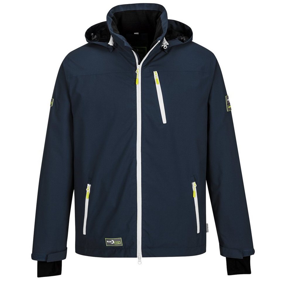 Blue Wave Funktionsjacke Große Größen Herren Funktionsjacke Marine