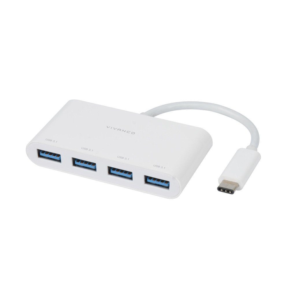 Vivanco USB Type-C™ 4-port HUB (45384) Adapter