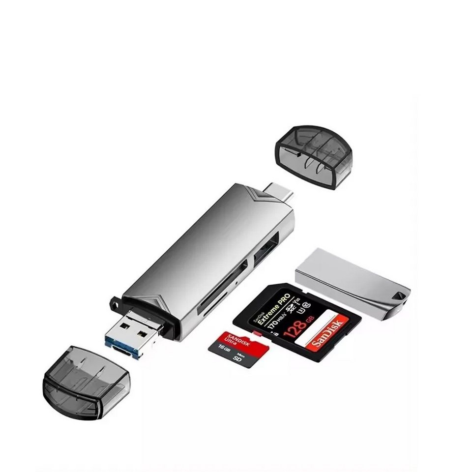 Avylet Speicherkartenleser SD-Kartenleser 6 in 1 Multi USB 3.0 Compact ... Avylet Speicherkartenleser SD-Kartenleser 6 in 1 Multi USB 3.0 Compact ...