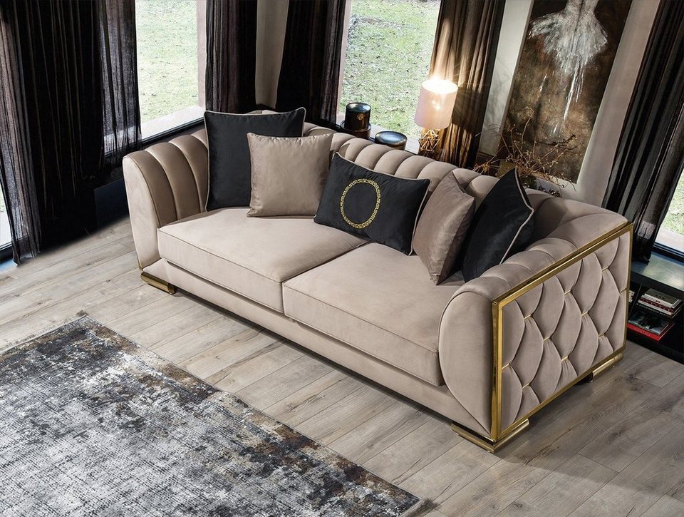 Villa Möbel 3 Sitzer Casablanca Sofa Elegante Linien Und Luxuriöser