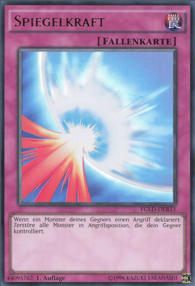 Recollectibles Sammelkarte Yugioh Karte Spiegelkraft V 2 Deutsch Yu