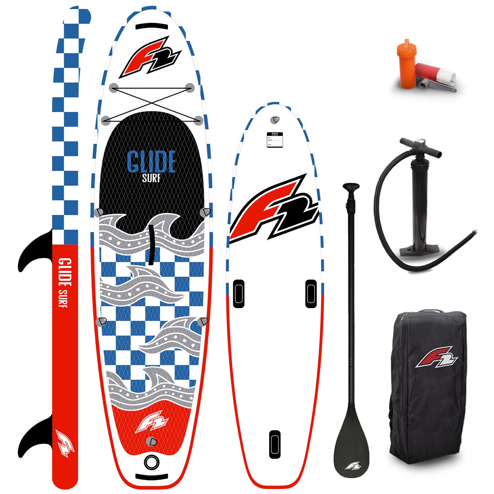 F2 SUP-Board F2 Junior SUP Stand Up Paddle Board Glide Wing 8'2''/9'2 ...