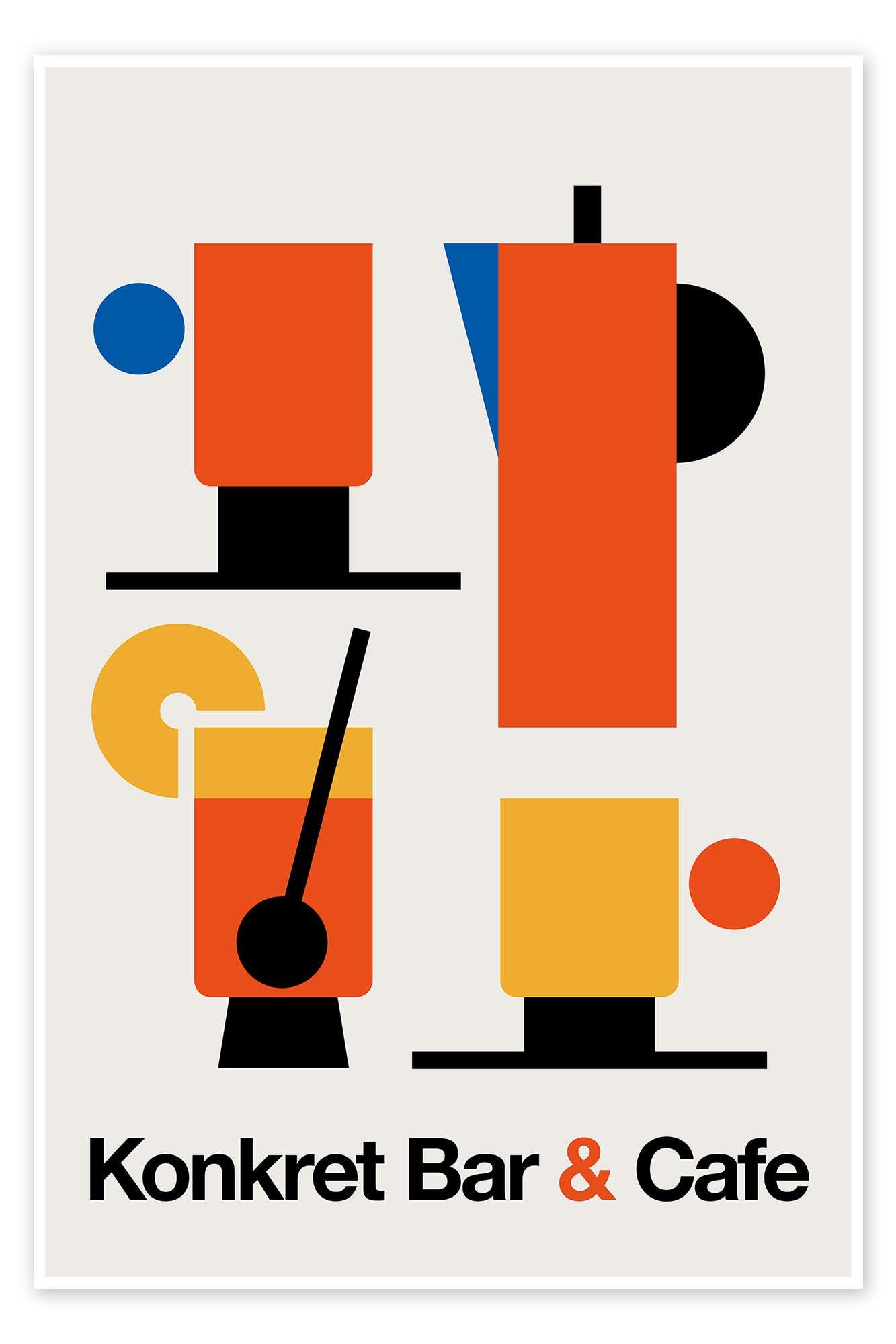 Posterlounge Poster Bo Lundberg Konkret Bar And Cafe Bar Lounge