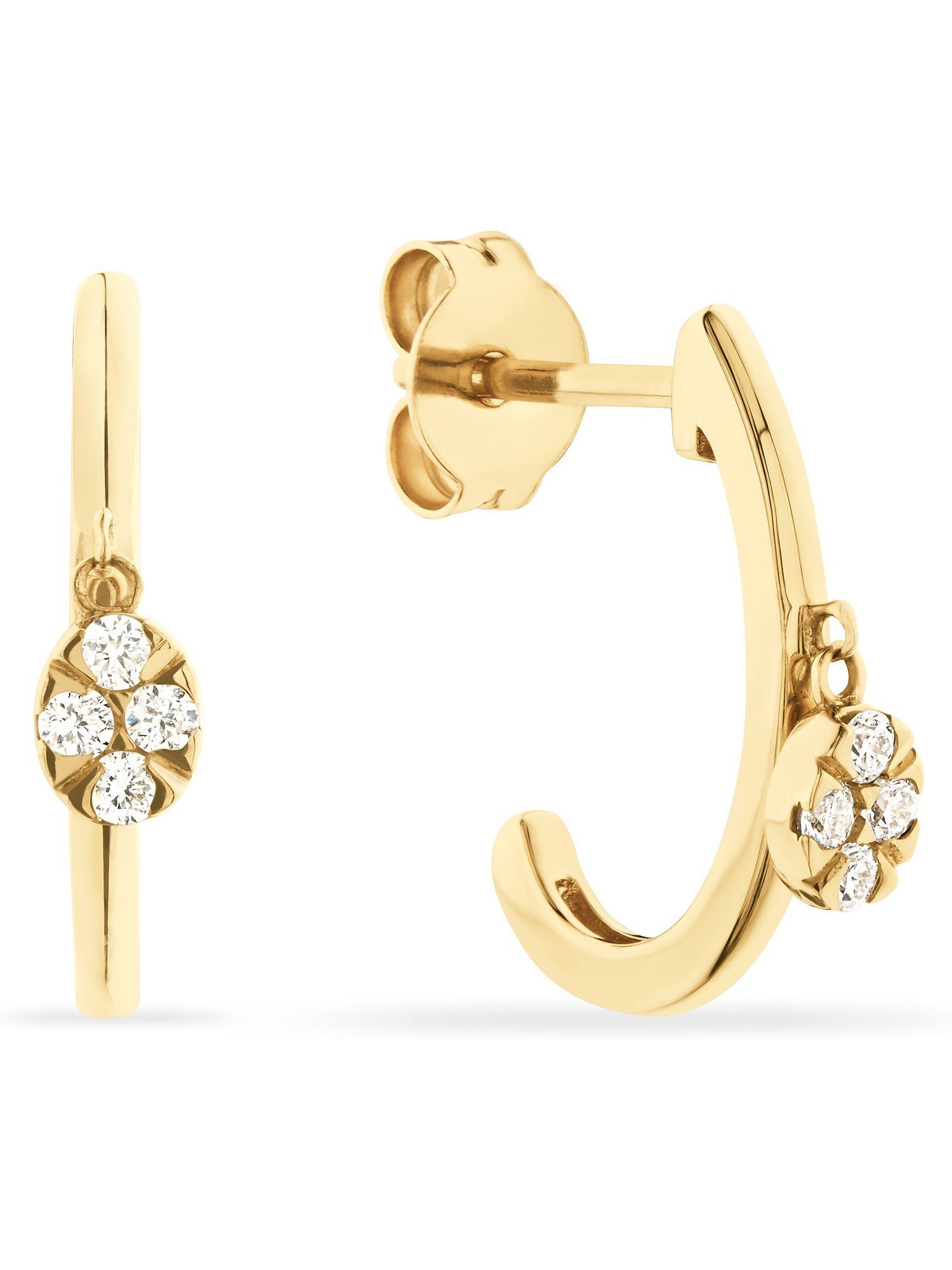 Goldene CHRIST Creolen für Damen kaufen » CHRIST Goldcreolen