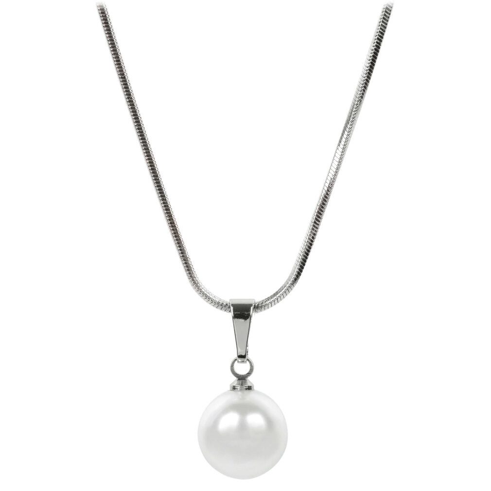 Levien Kette mit Einhänger Charming Pearl White necklace