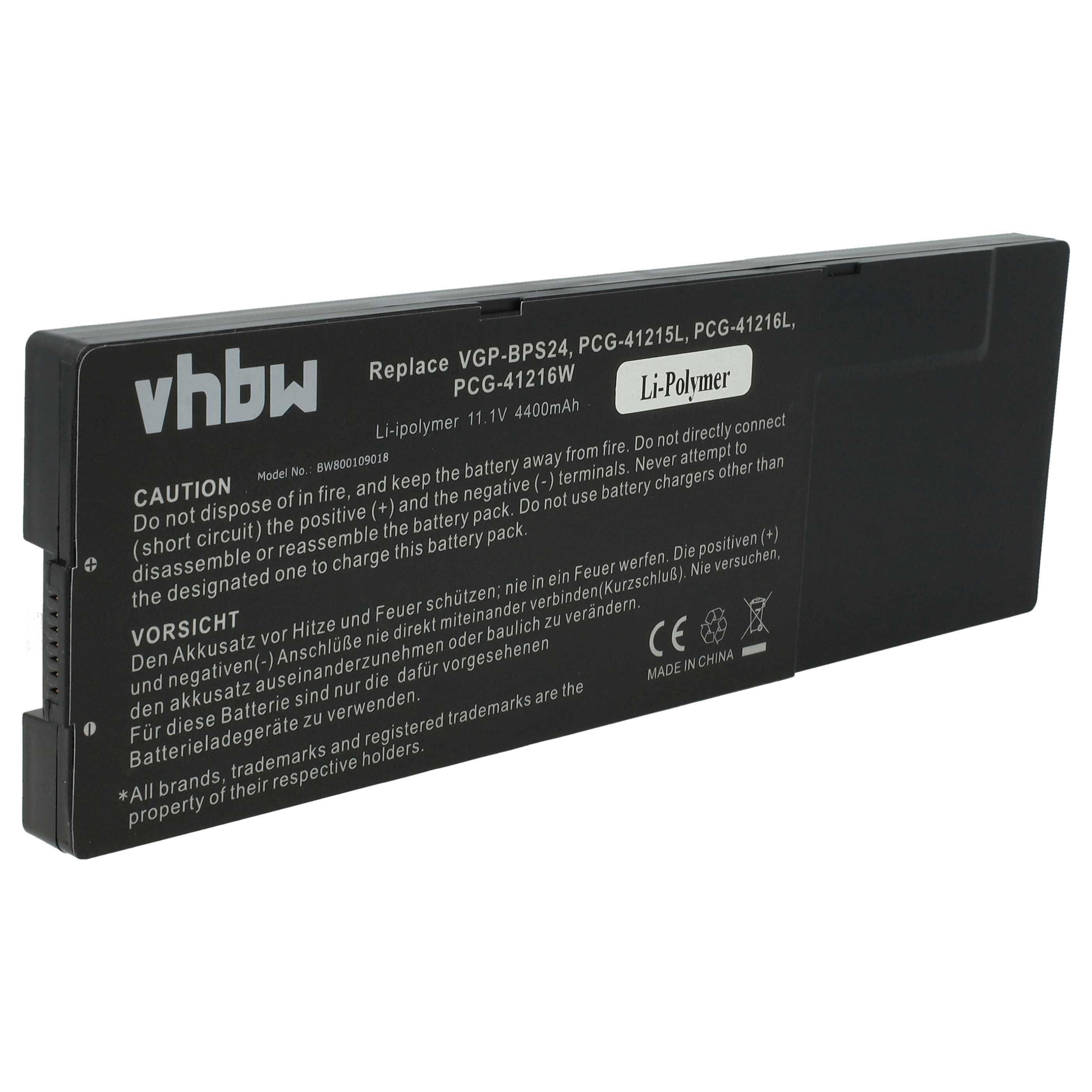vhbw Akku passend für Sony Vaio SVS13126PN, SVS13126PGR, SVS13126PW, Laptop-Akku Akku Li-Ion ...