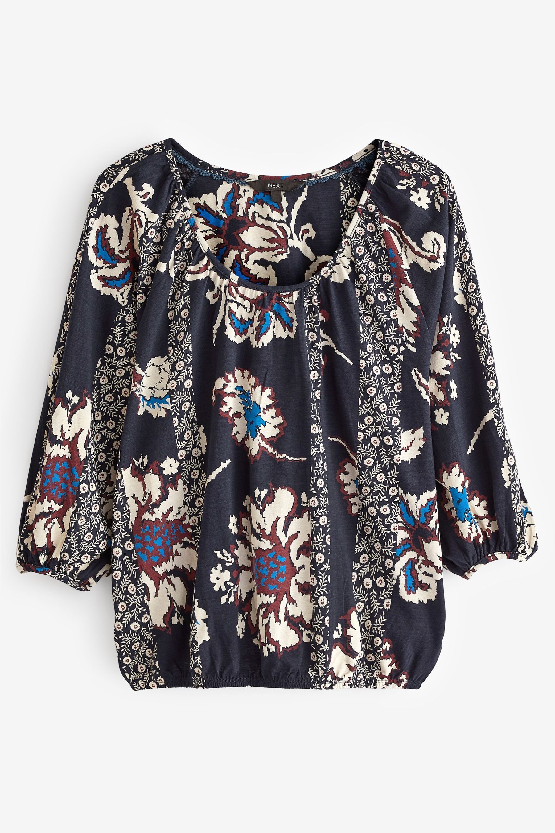Next Blusenshirt Langärmelige Bluse Mit U Ausschnitt 1 Tlg Aktuelle