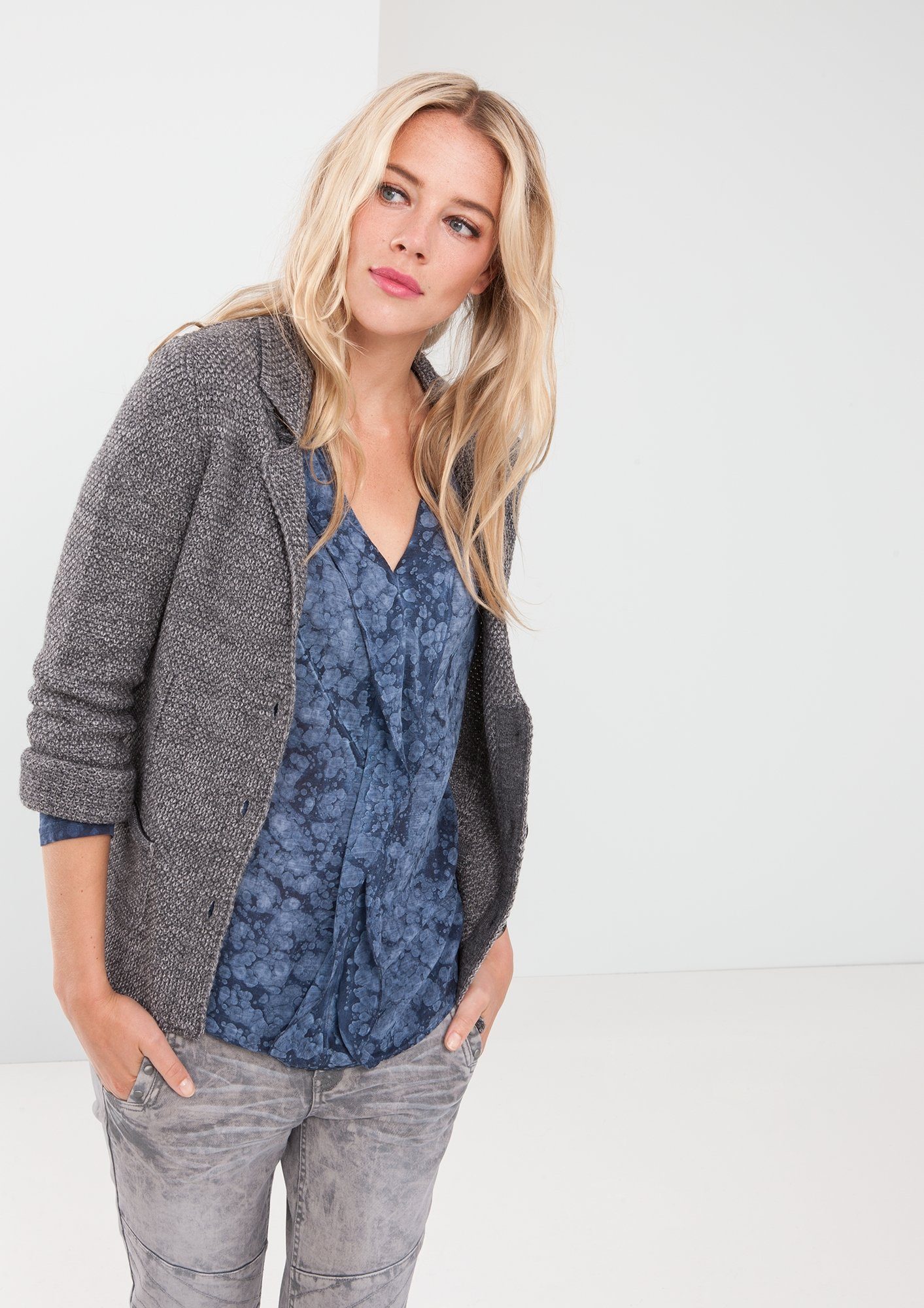 Comma Casual Identity Strickjacke Jacke 1 Tlg Otto