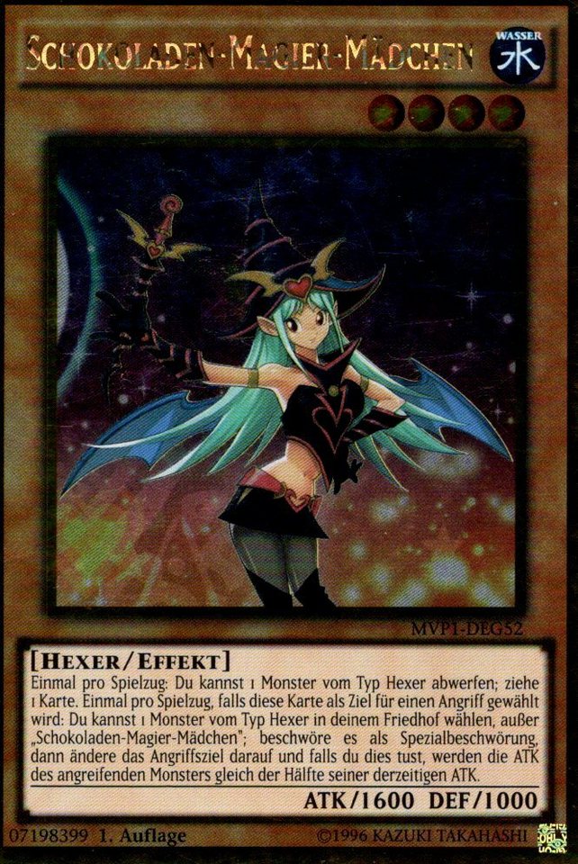Recollectibles Sammelkarte Yugioh Karte Schokoladen Magier Mädchen V 2