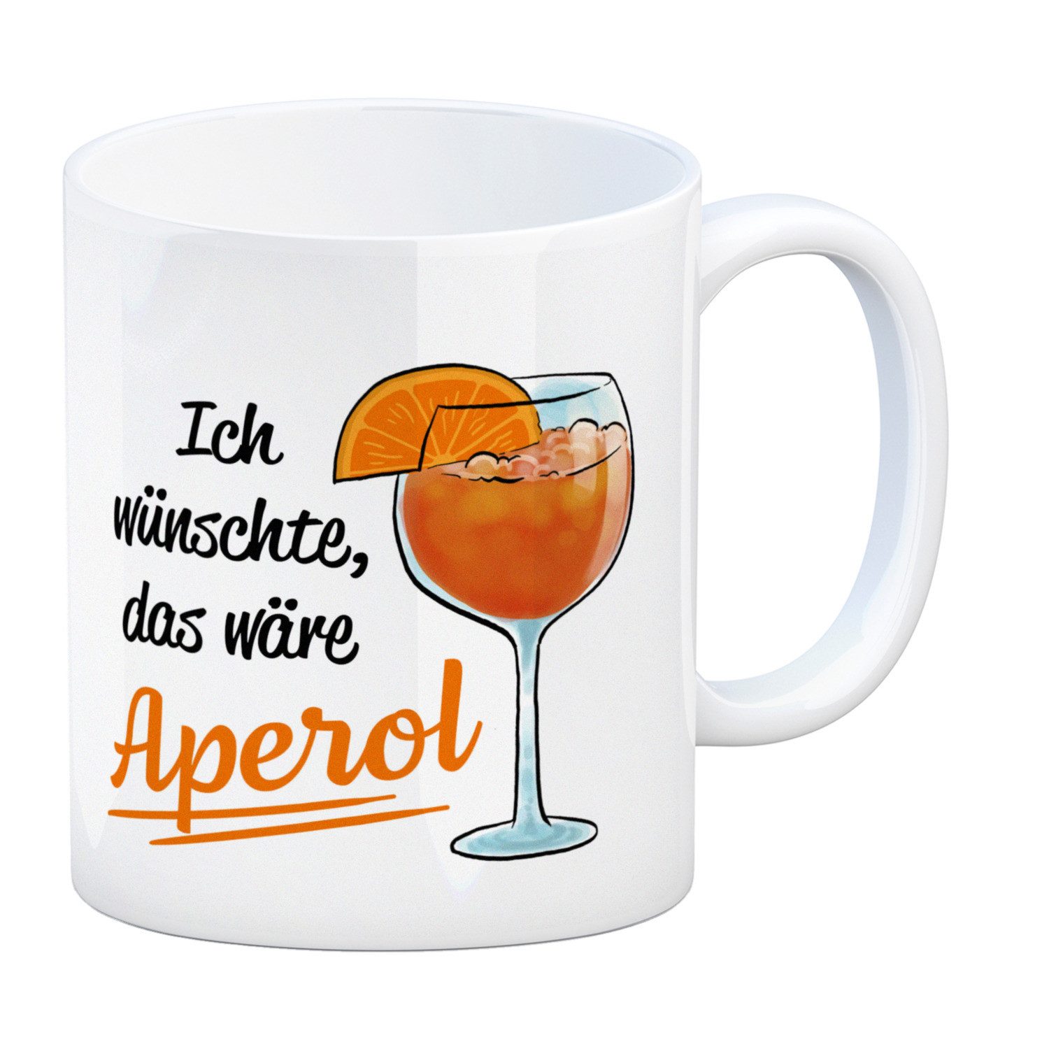 Speecheese Tasse Cocktail Kaffeebecher Mit Spruch Ich Wünschte Das Wäre