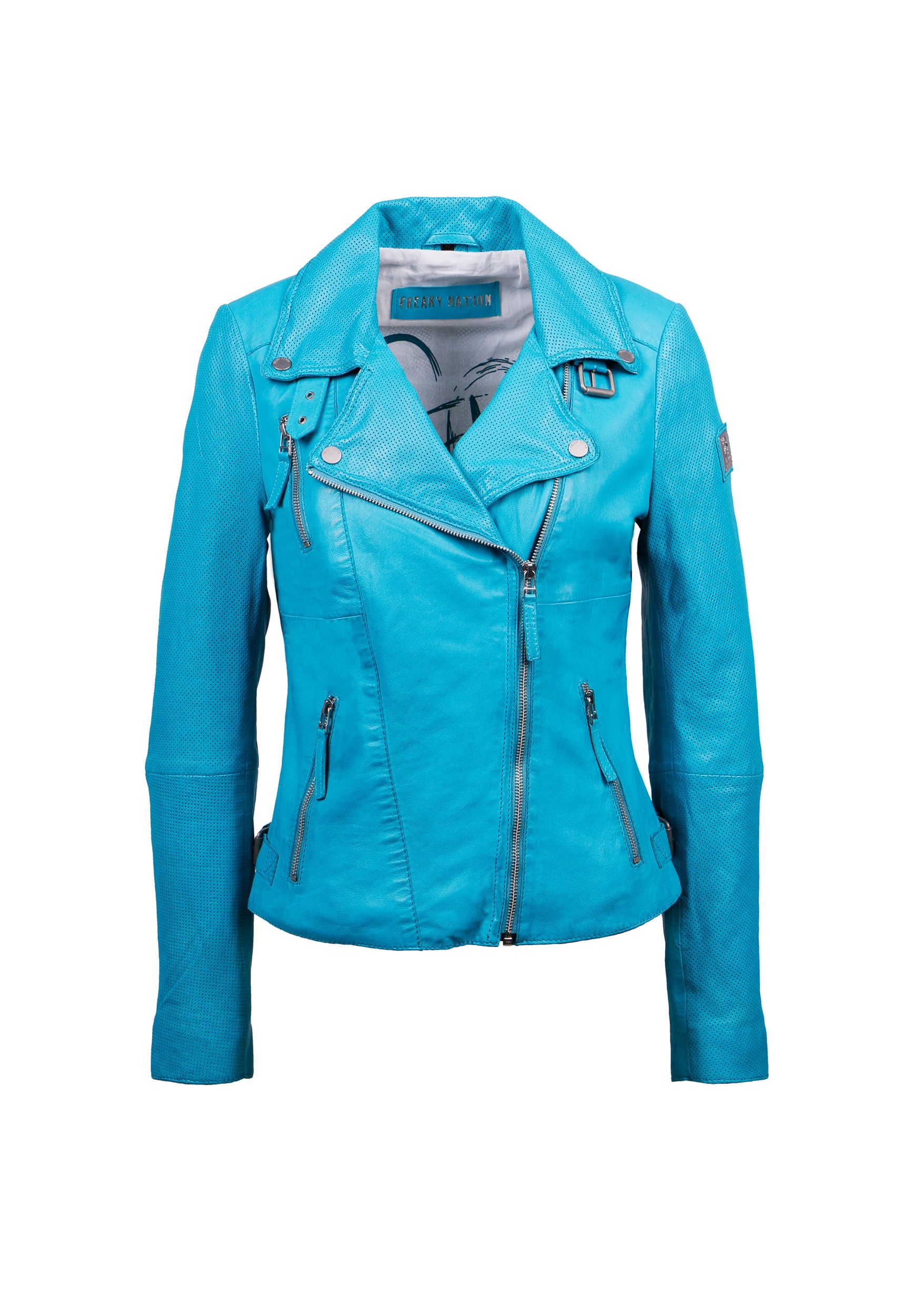Freaky Nation Lederjacke Summer Biker Princess-FN