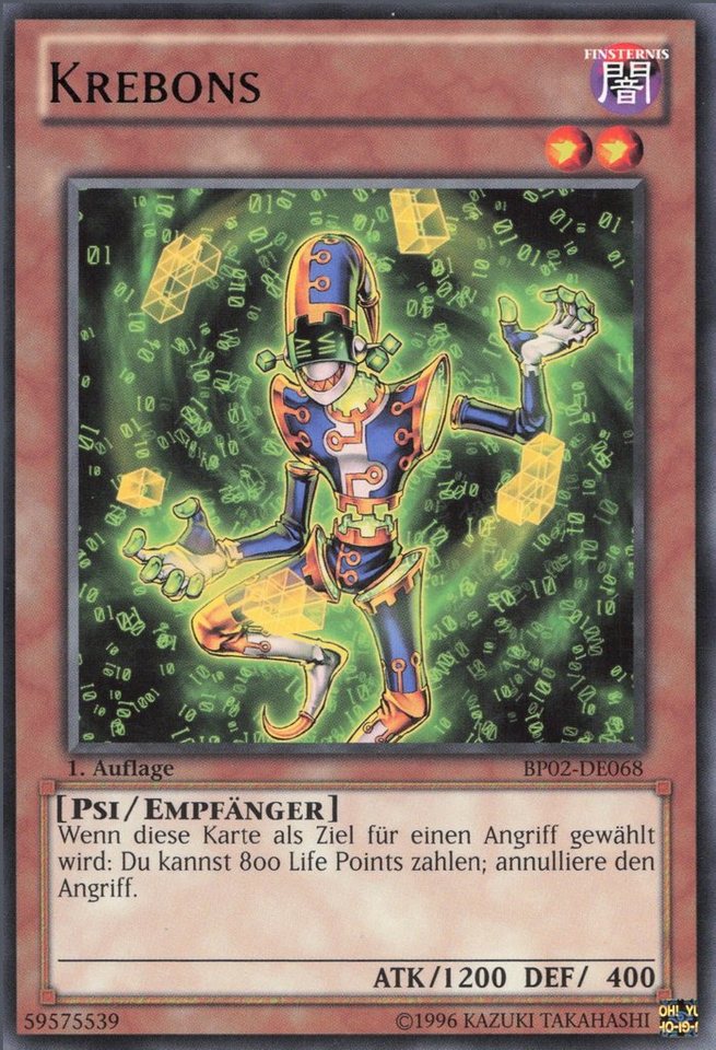 Recollectibles Sammelkarte Yugioh Karte Krebons V 2 Deutsch Yu Gi Oh