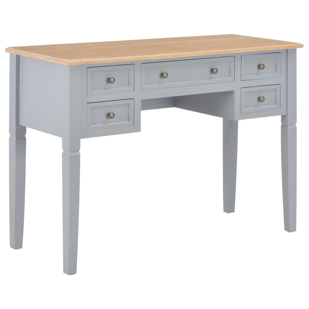 Möbelando Schreibtisch Erlenbach Aus Mdf Kiefernholz In Braun Und
