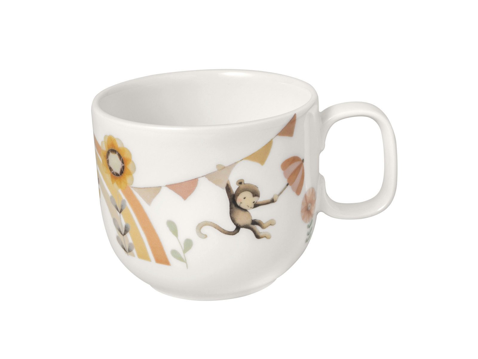 Villeroy & Boch Besteck-Set Roar like a Lion Kinderbecher mit Henkel klein 0,17l, Premium ...