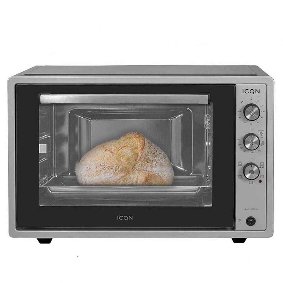 ICQN Minibackofen 60 Liter XXL, 1800 W, Umluft, Pizza-Ofen ... ICQN Minibackofen 60 Liter XXL, 1800 W, Umluft, Pizza-Ofen ...