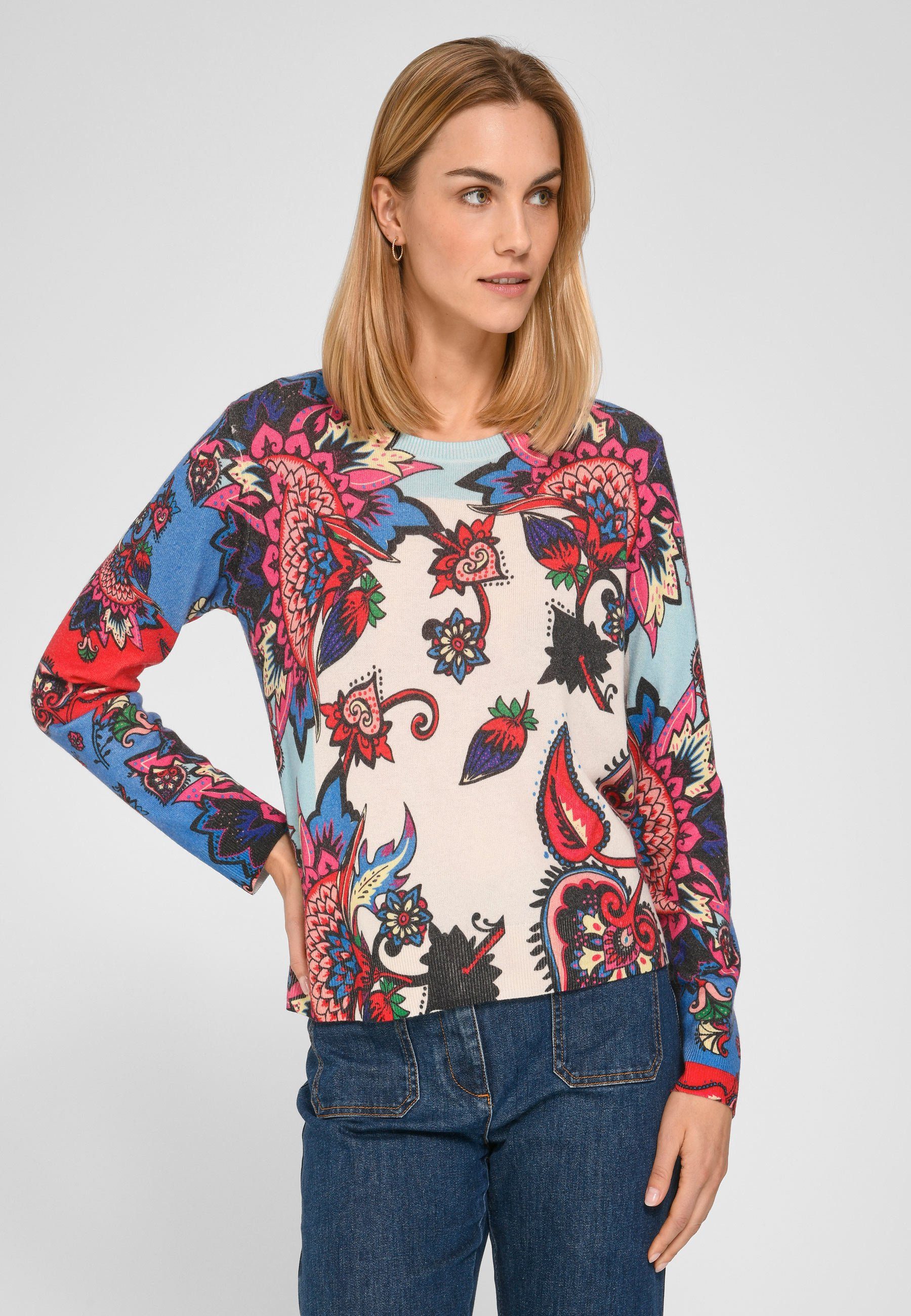 Include Strickpullover New Wool Mit Modernem Design Mit Aufwendigem
