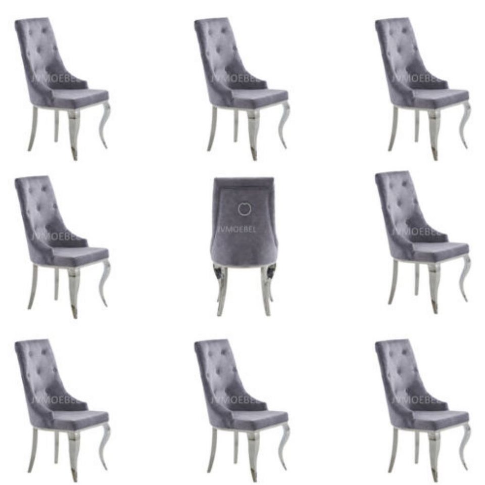 Jvmoebel Stuhl Design 8x Stühle Set Sessel Luxus Stuhl Gruppe Modern