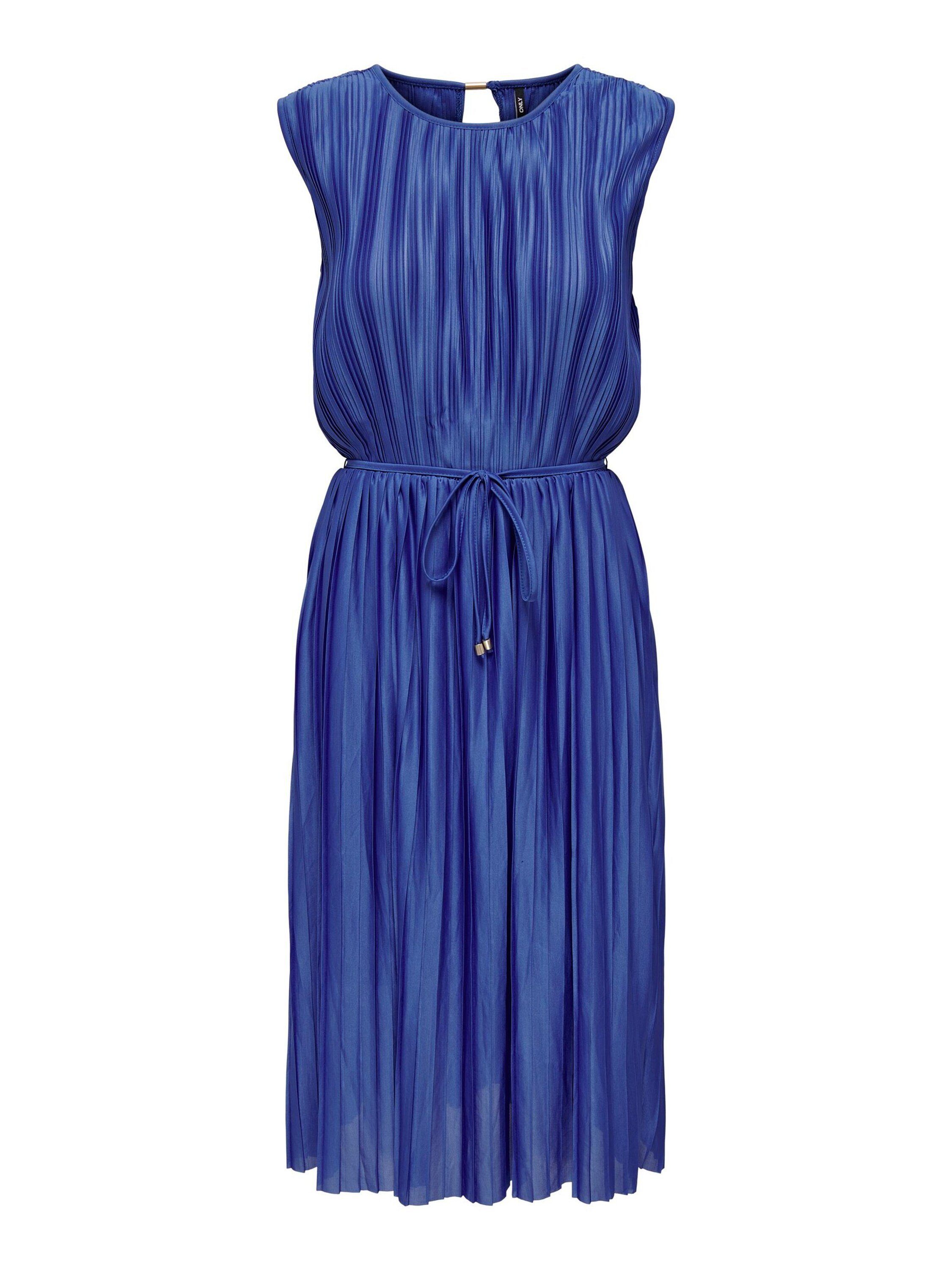 Only Sommerkleid Elema 1 Tlg Plissee Cut Outs Abgesteppter Saumkante