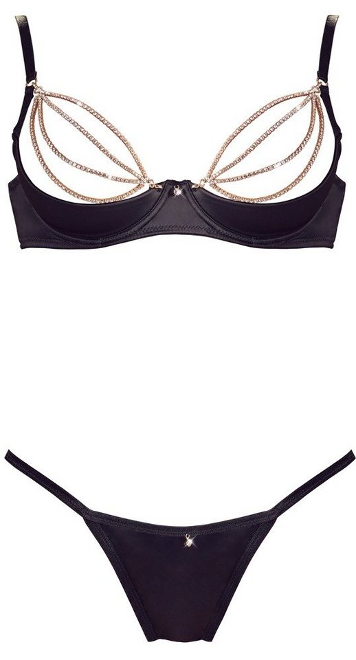 Cottelli Lingerie Set Ouvert Bh Cottelli Lingerie Hebe Set Glitzer