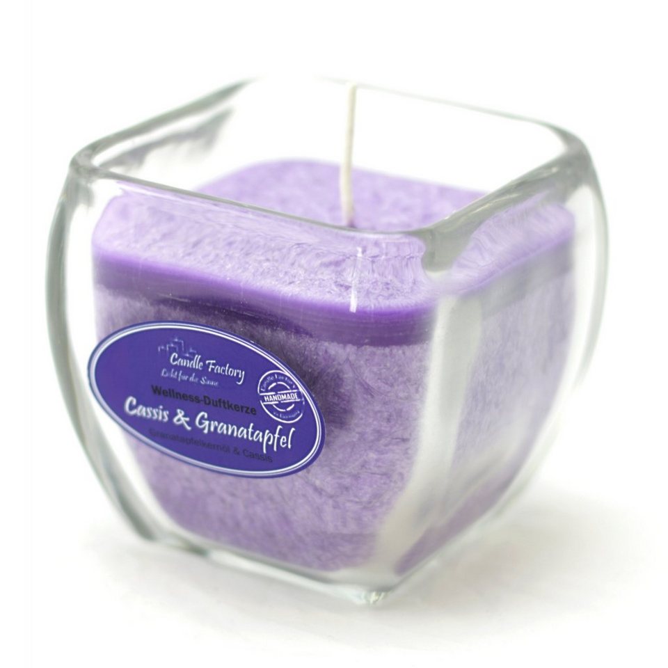 Candle Factory Duftkerze Candle Factory Wellness Duftkerze Cassis