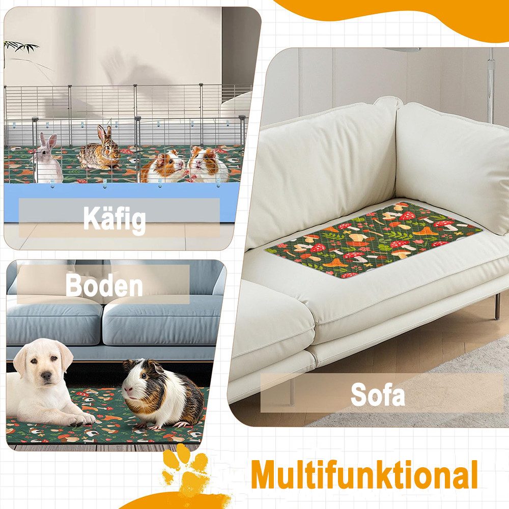 Agger Kleintierkäfig wasserdichte & schnell absorbierende PIPI-Pads für ...