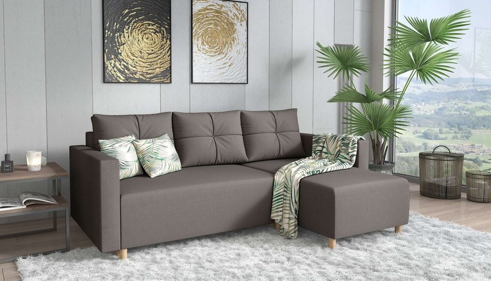 99rooms Ecksofa Livenza L Form Eckcouch Design