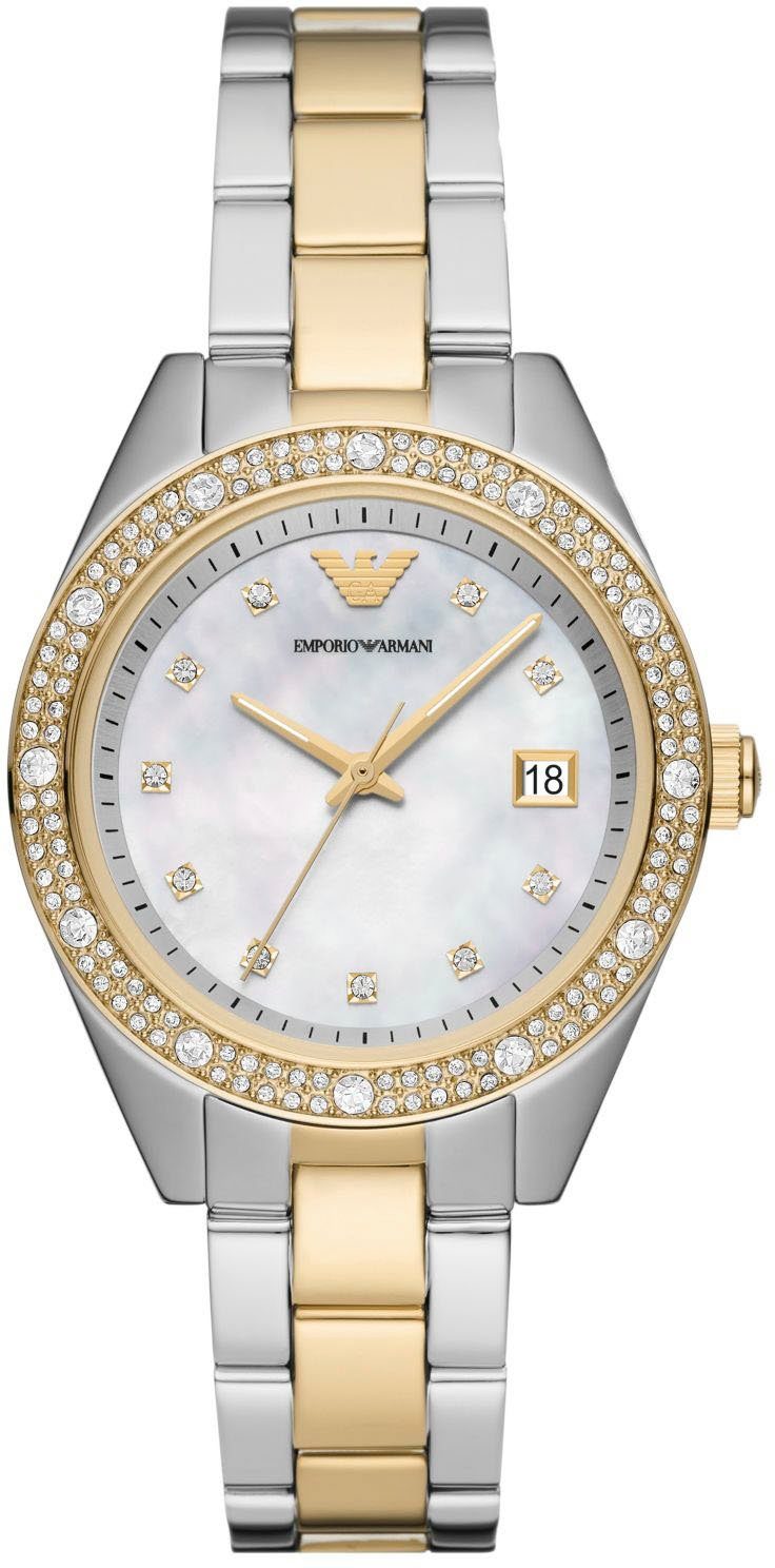 Silberne Emporio Armani Damenuhren online kaufen | OTTO