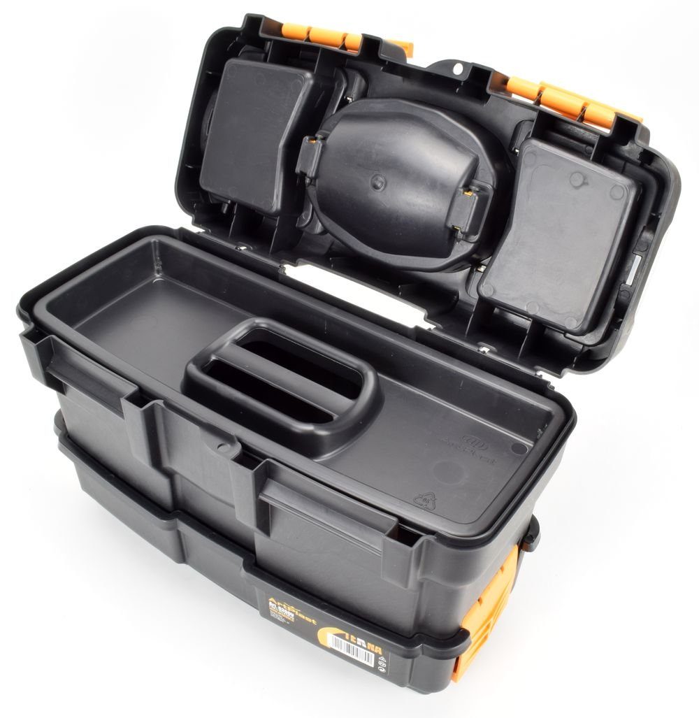 GarPet Werkzeugkoffer Werkzeugkoffer leer doppelt stapelbar Werkzeug ...