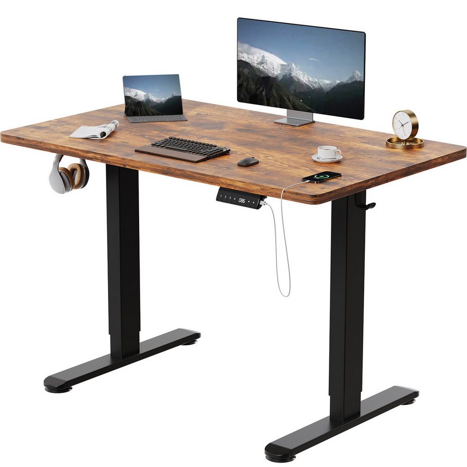 HOMALL Schreibtisch 120cm Höhenverstellbar Elektrisch Schreibtisch mit ... HOMALL Schreibtisch 120cm Höhenverstellbar Elektrisch Schreibtisch mit ...