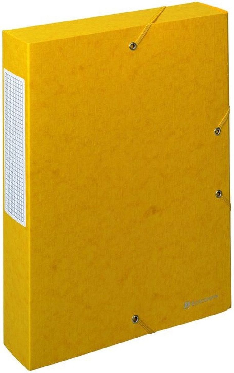 EXACOMPTA Fächermappe Sammelbox Scotten A4 60mm gelb