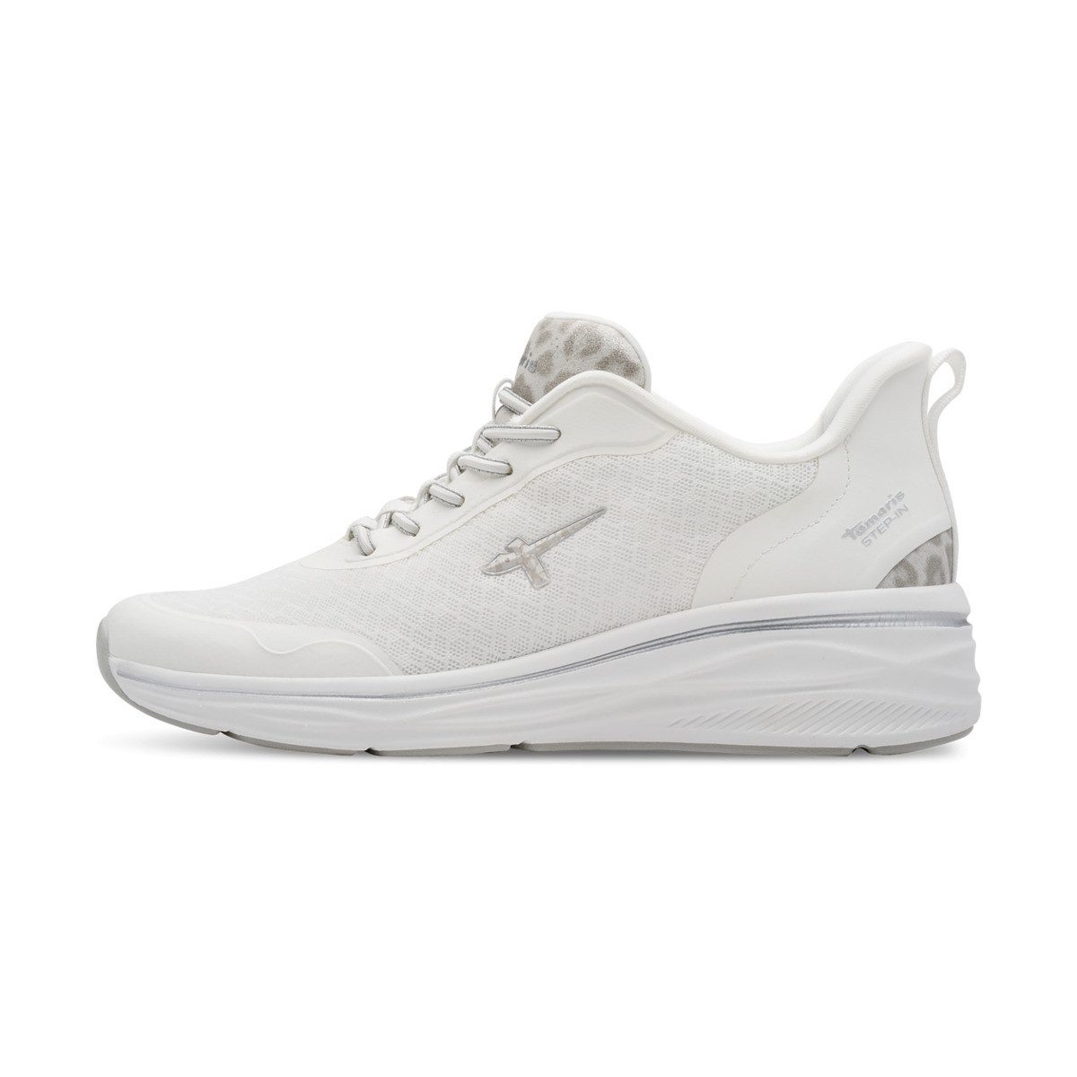 Tamaris Sneaker Lederimitat/Textil . Sneaker (1-tlg), Absatzform: Plateau