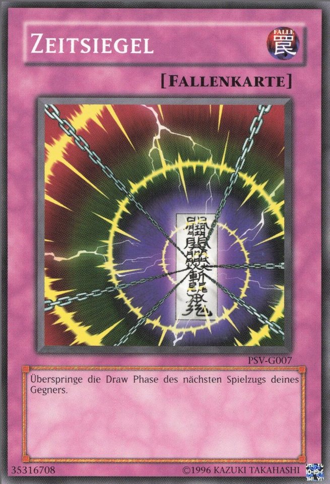 Recollectibles Sammelkarte Yugioh Karte Zeitsiegel V 1 Yu Gi Oh