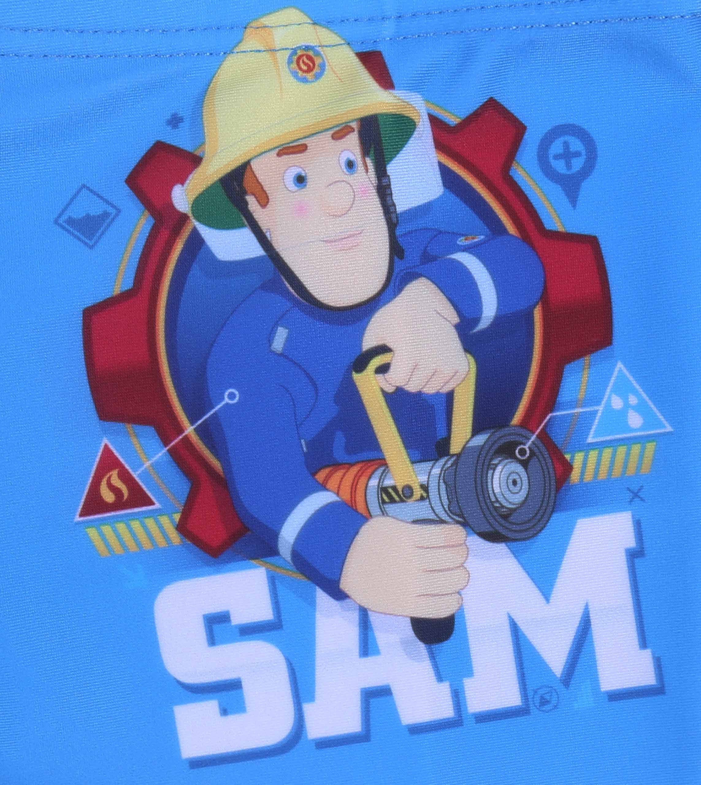 Feuerwehrmann Sam Boxer-Badehose Blaue Badeshorts für Jungen Fireman ...