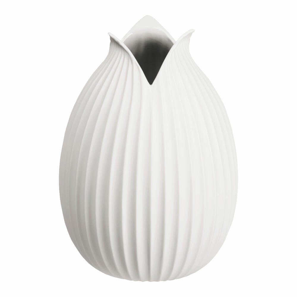 ASA SELECTION Dekovase ASA Selection Vase, weiß mit Rillenstruktur Ø15 ...