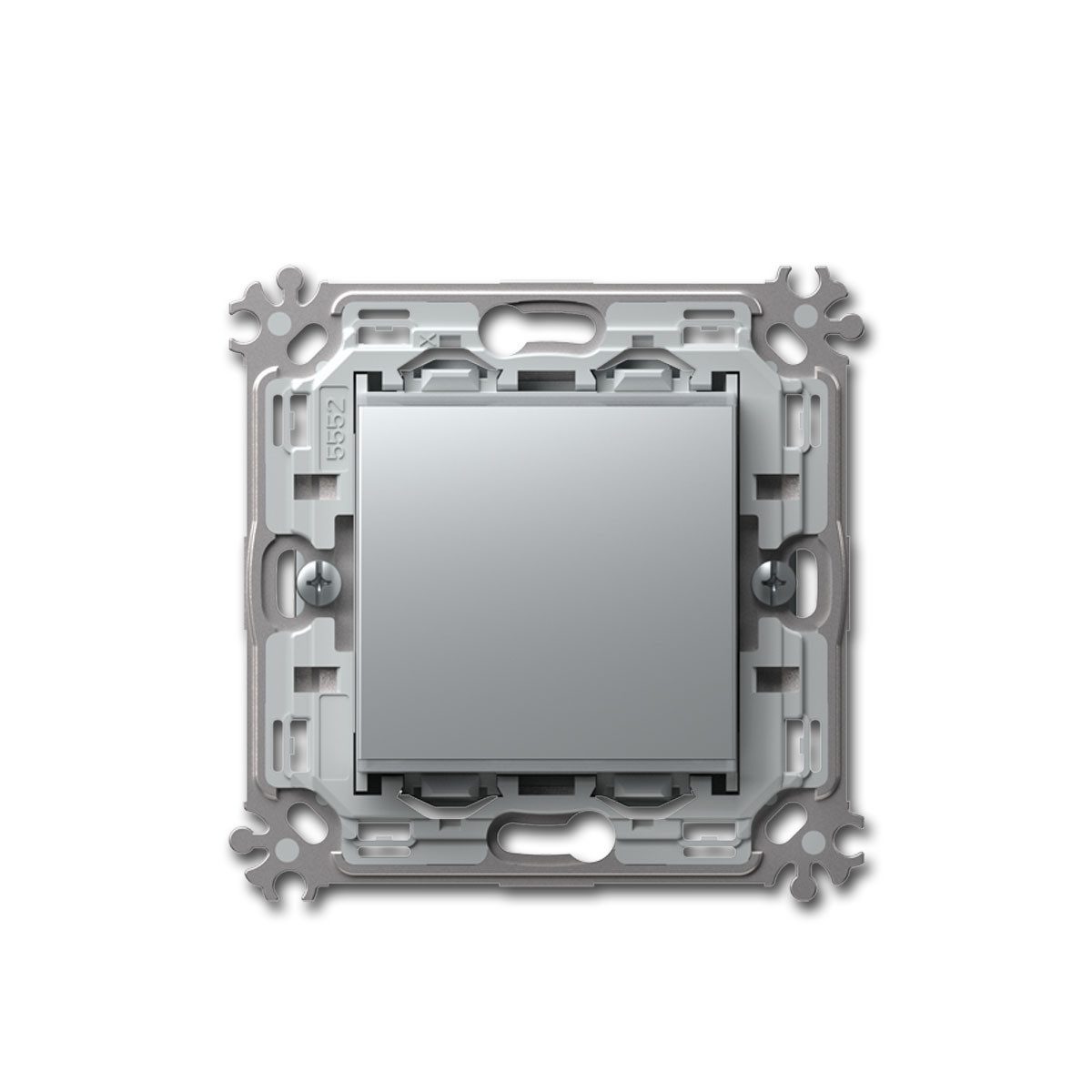 TEM Drehdimmer MODUL-PLUS LED-Dimmer-Schalter, silber, SLAVE, UP