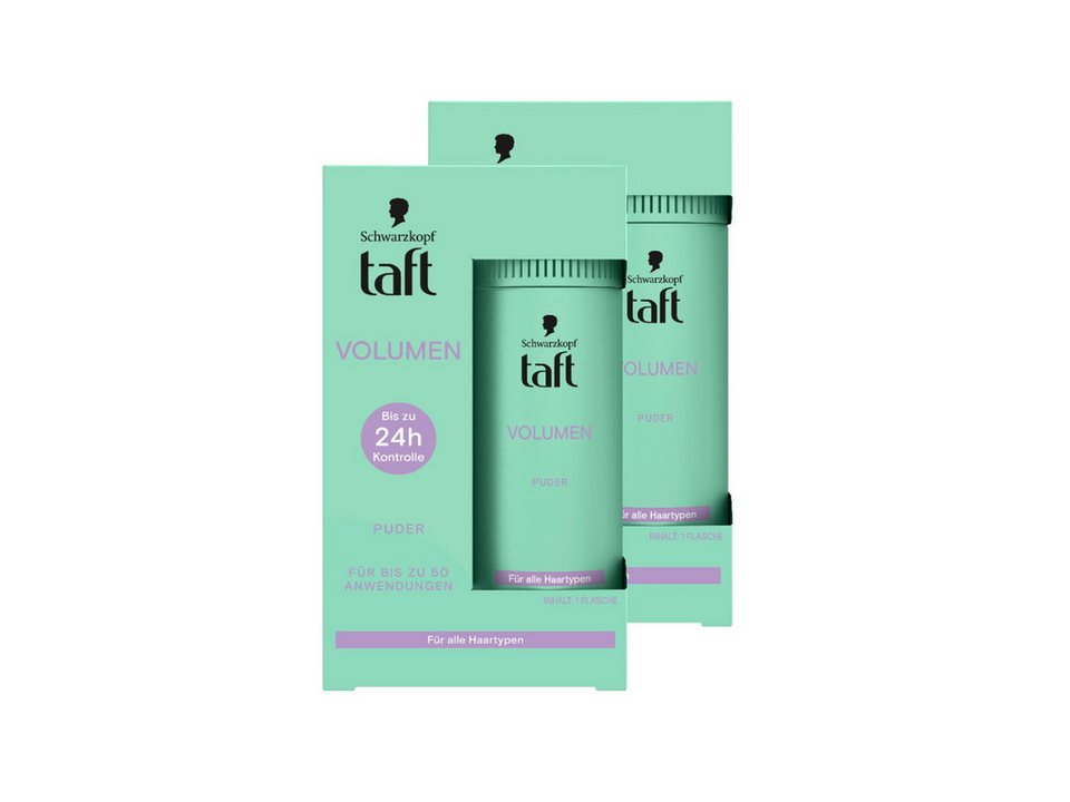 Schwarzkopf Haarpuder TAFT Puder Volumen für alle Haartypen 2 x 10g ... Schwarzkopf Haarpuder TAFT Puder Volumen für alle Haartypen 2 x 10g ...