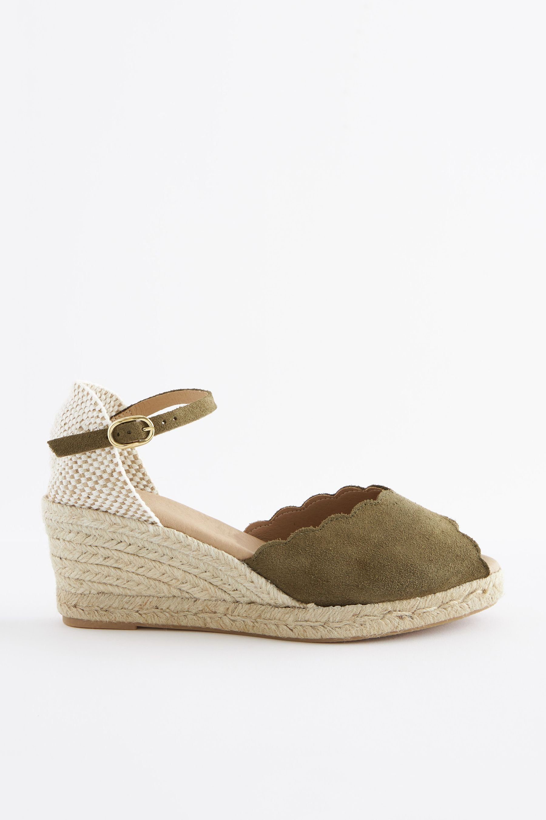 Next Forever Comfort® Peeptoe Sandalen Mit Keilabsatz Keilsandalette 1