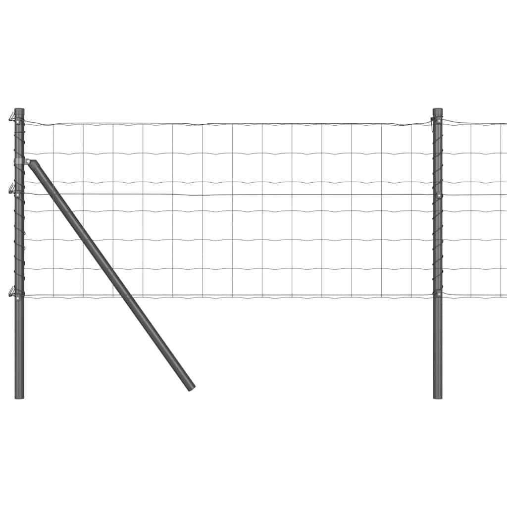 vidaXL Gartenzaun Ground Fix Geschweißter Drahtzaun 10 x 0,8 m (B x H ...
