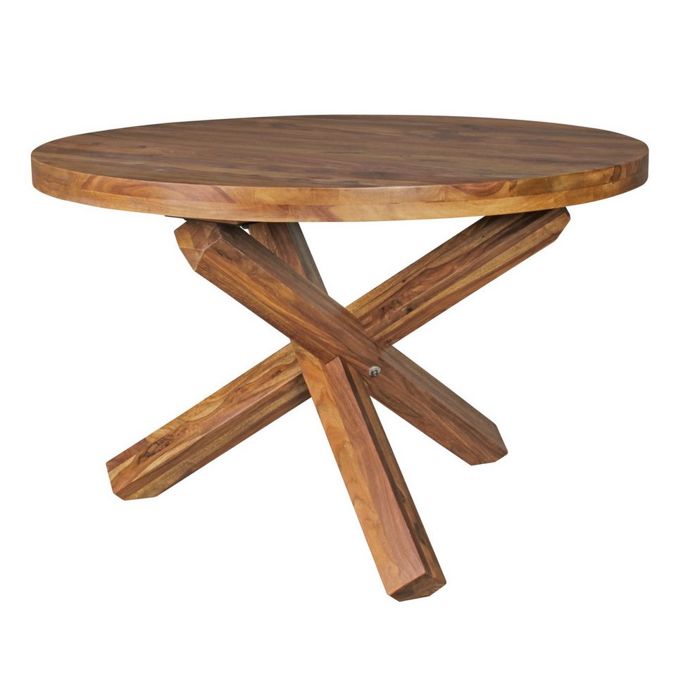 ᐅ Wohnling Esstisch WL5.055 (Rund Ø 120 cm x 75 cm Sheesham Massivholz ... ᐅ Wohnling Esstisch WL5.055 (Rund Ø 120 cm x 75 cm Sheesham Massivholz ...